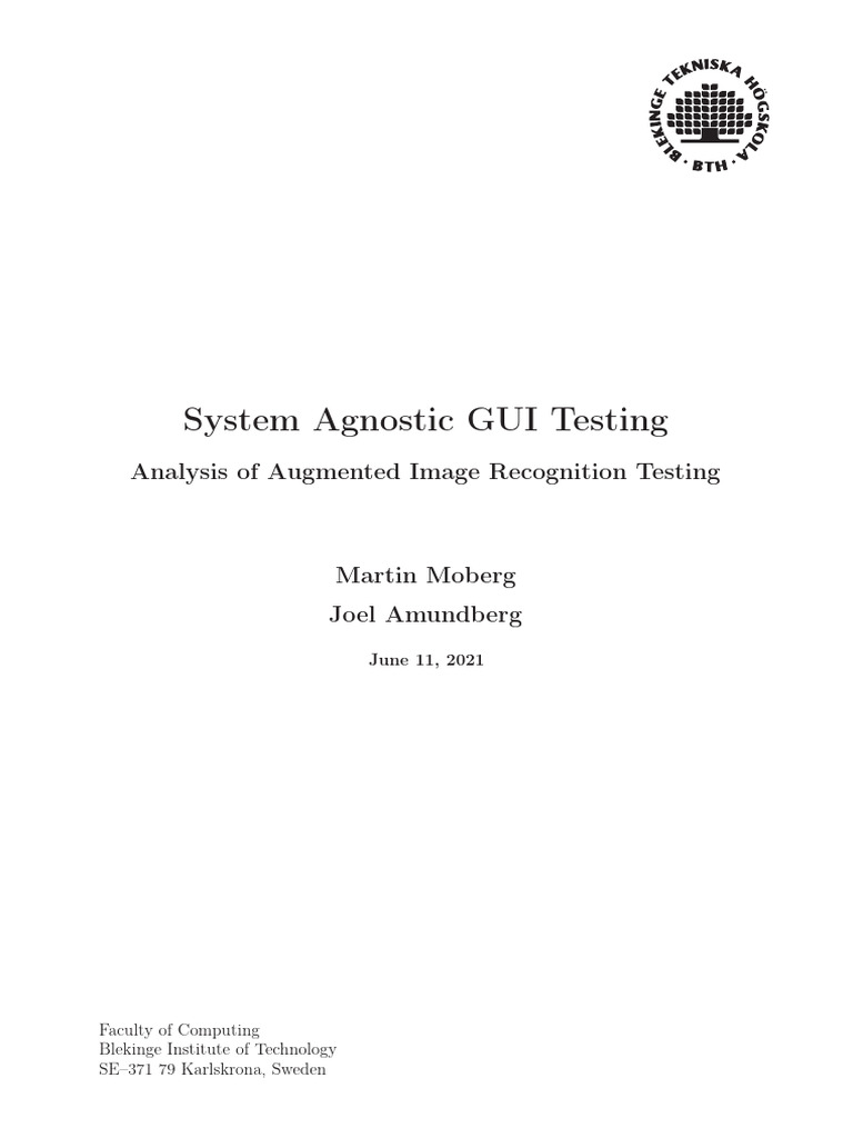 FULLTEXT01 | PDF | Graphical User Interfaces | Computing