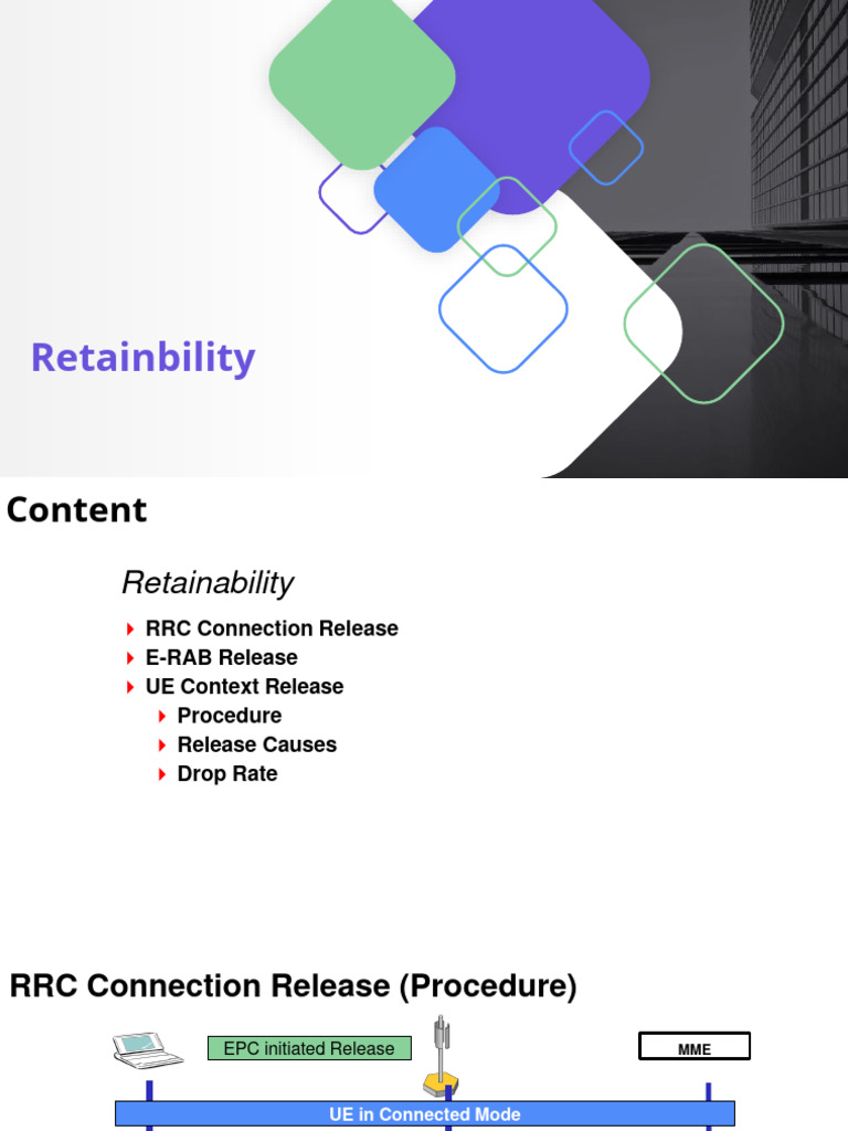 5 MVH LTE Retainability | PDF | Telecommunications | Information And ...