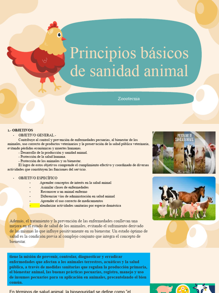 Principios de Sanidad Animal y Bienestar | PDF | Bienestar de los ...