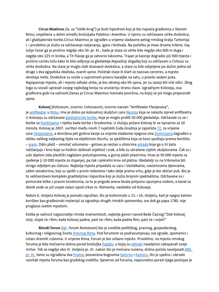 Circus Maximus | PDF