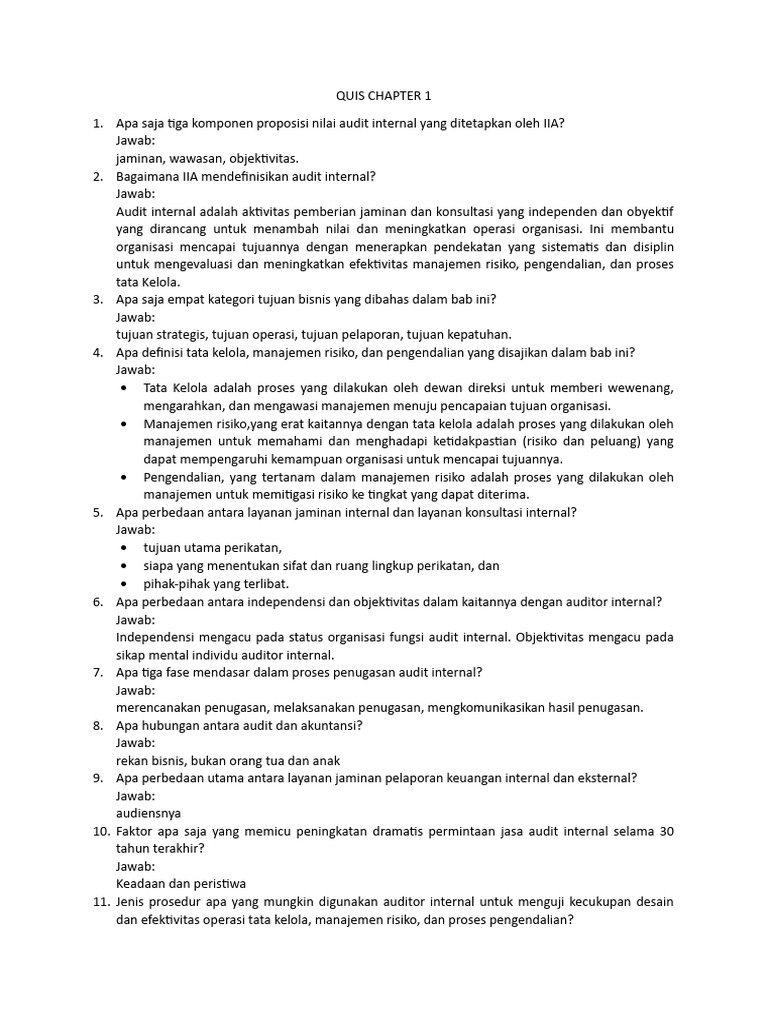 Chapter 1 - Quiz | PDF