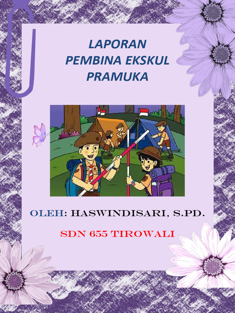 Laporan Ekskul Pramuka - HASWINDISARI | PDF
