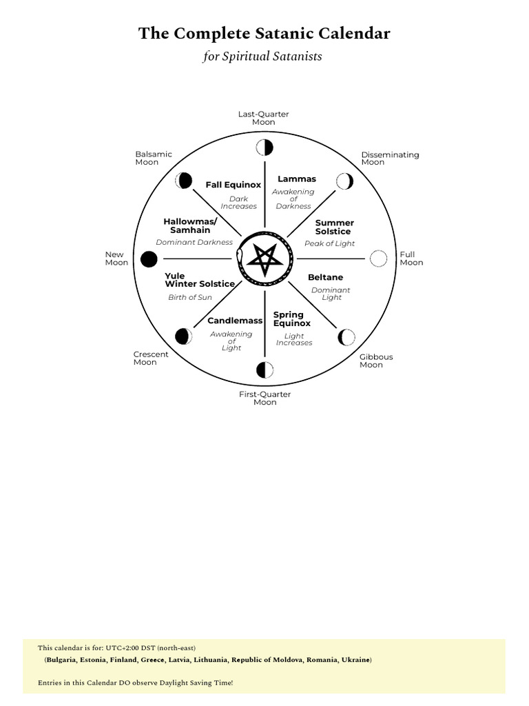Athens Greece UTC+2 DST (Eastern Europe) | PDF | Wheel Of The Year