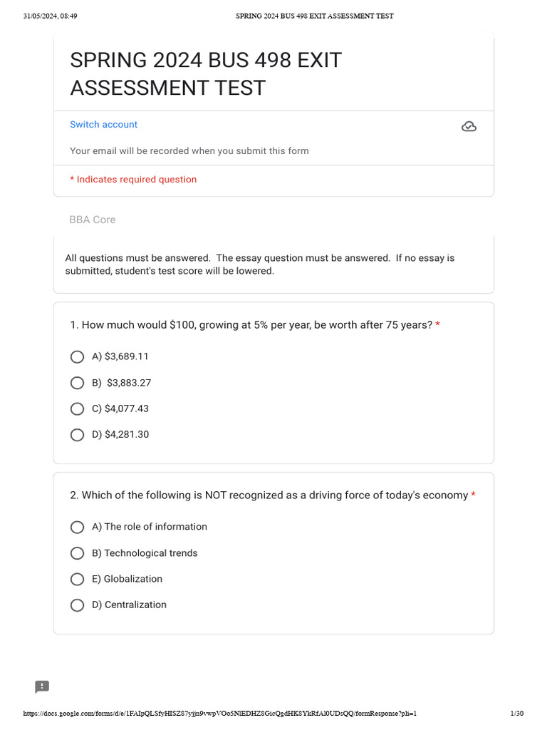 Core Question Only | PDF | Money | Normal Distribution