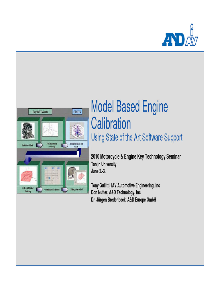 Engine Calibration | PDF | Engines | Statistics