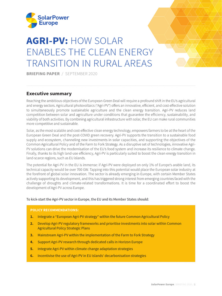 Agri PV How Solar Enables The Clean Energy Transition in Rural Areas ...