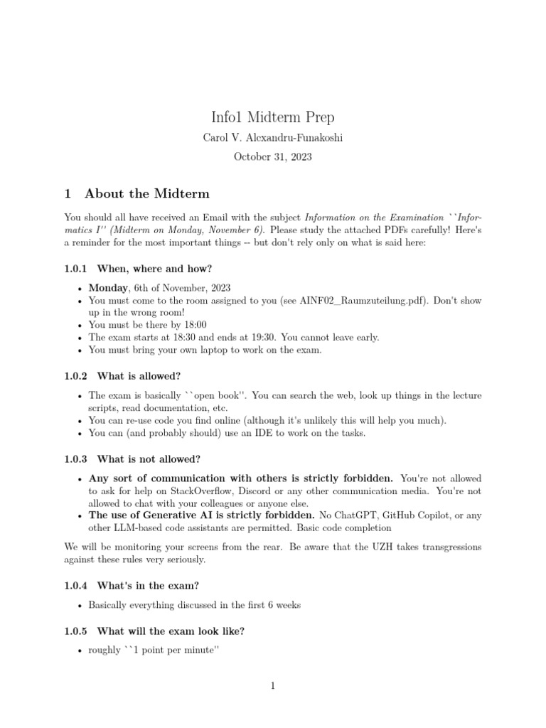 07 Midterm Prep Pdf Class Computer Programming Method Computer 3228