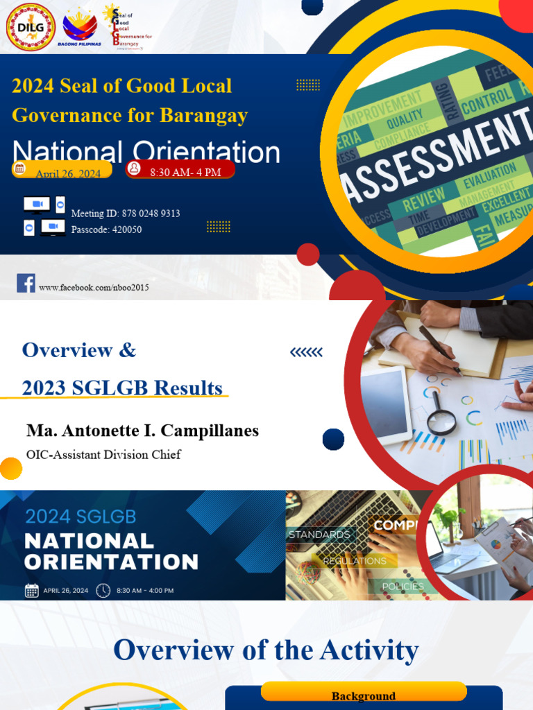 SGLGB National Orientation | PDF | Governance | Audit