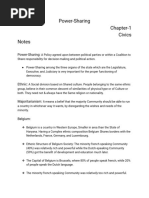 Power Sharing Concepts for Class 10 | PDF | Democracy | Political ...
