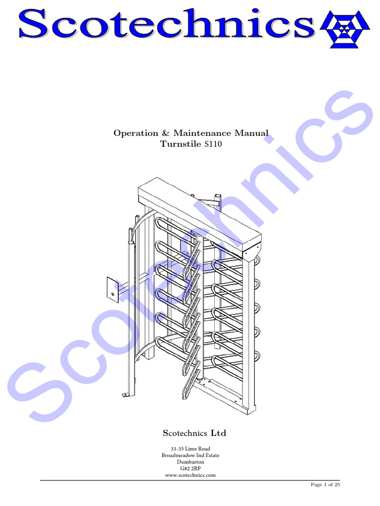 Operation and Maintenance Manual | PDF | Programmable Logic Controller | Access Control