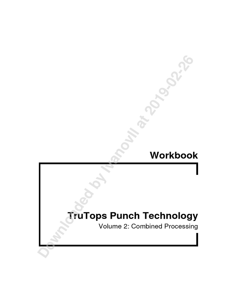TruTops Punch Technology | PDF | Computer File | Page Layout