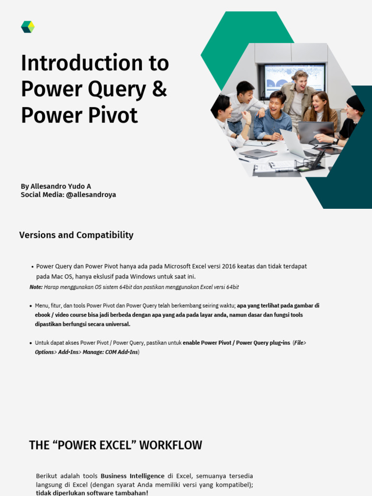 Panduan Power Query dan Power Pivot | PDF | Komputer | Teknologi & Rekayasa