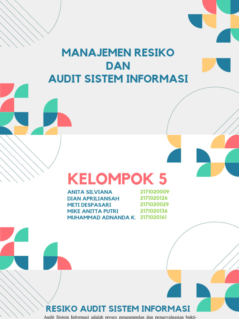 Kelompok 5 Manajemen Resiko | PDF