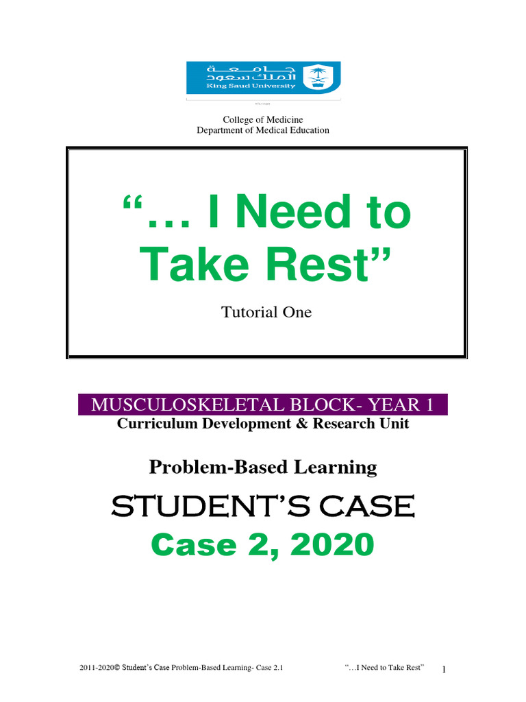 Azer 2020 Case 2 Part 1 Musculoskeletal | PDF | Neuromuscular Junction | Physiology