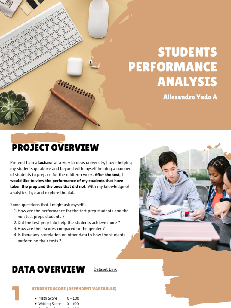 Students Performance Analysis Allesandro Yudo | PDF | Coefficient Of ...