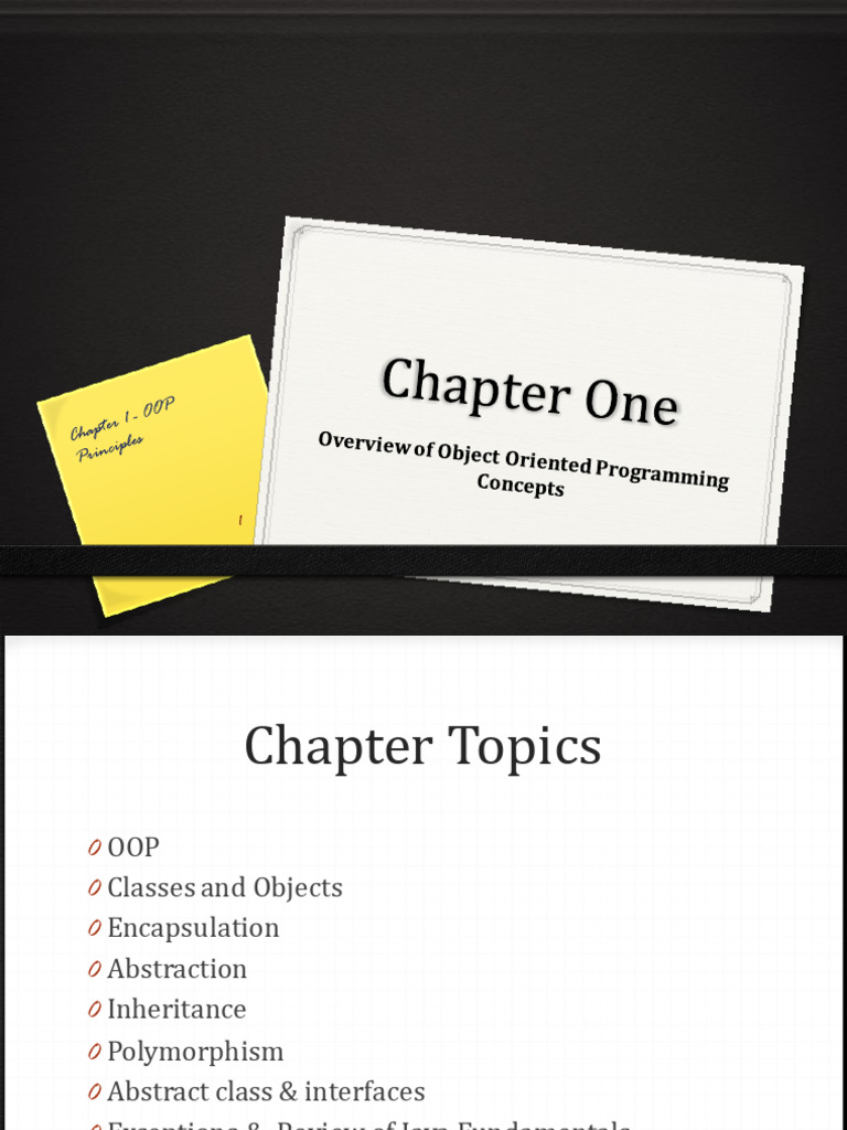 Chapter 1 Overview of OOP | PDF | Inheritance (Object Oriented ... Chapter 1 Overview of OOP | PDF | Inheritance (Object Oriented ...