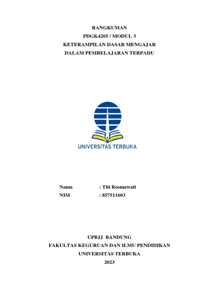 Rangkuman Modul 3 | PDF