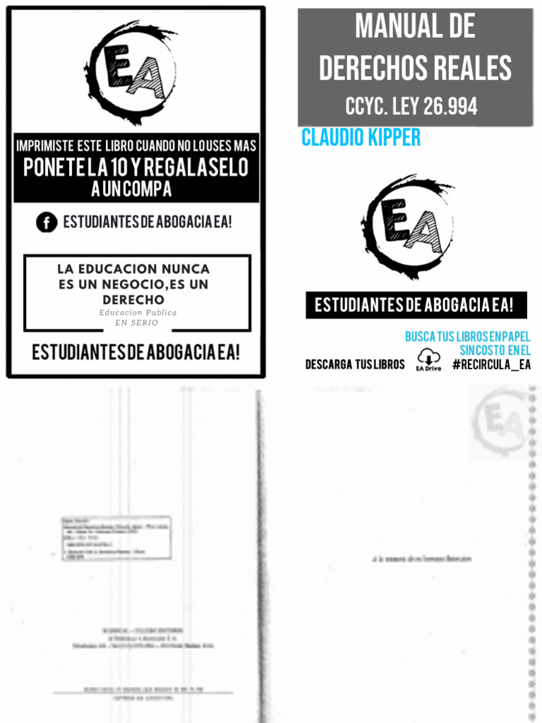 Manual Derechos Reales CCyC Kiper | PDF