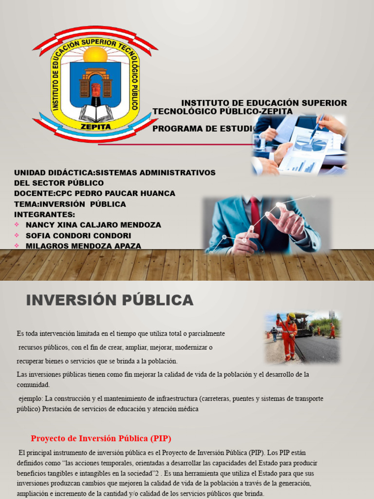 Inversion Publica | Descargar gratis PDF | Inversiones | Infraestructura