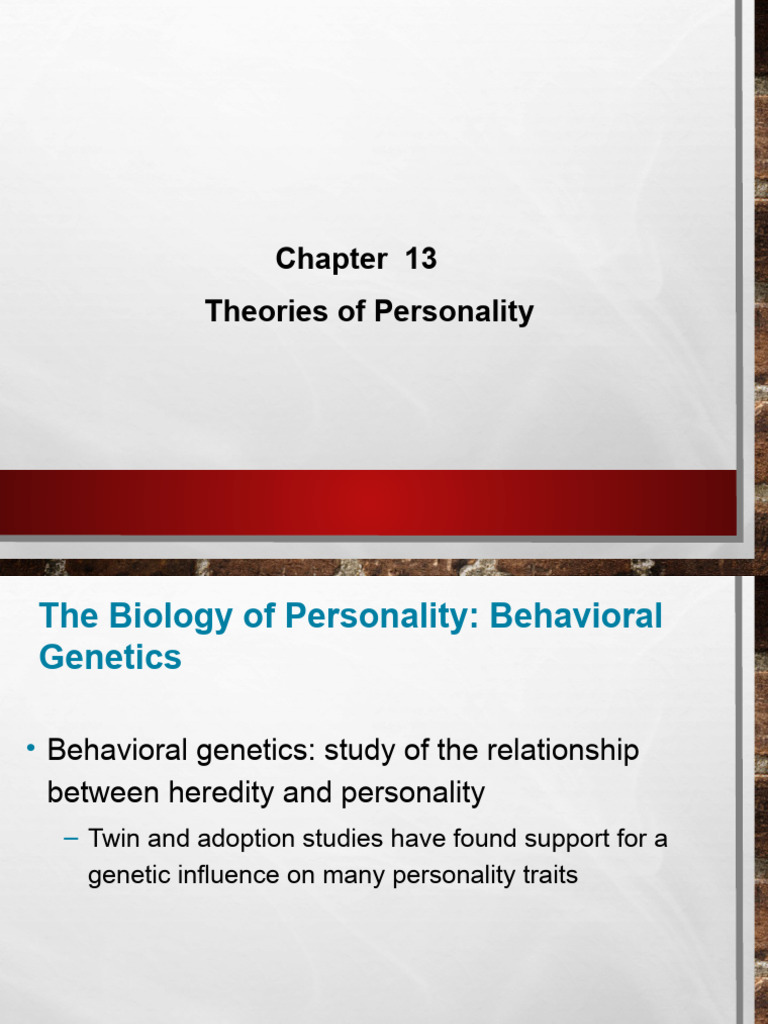Chapter 13 - Slides 2 | PDF | Human Development | Behavioural Sciences