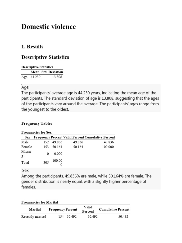 Domestic Violence | PDF