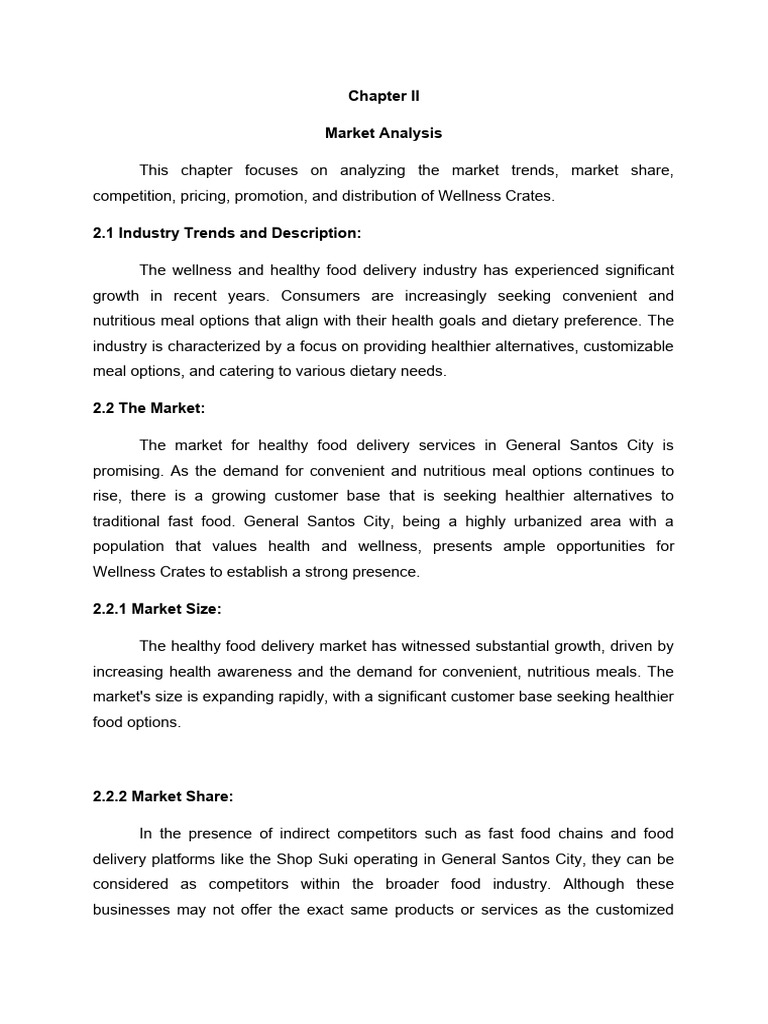 Chapter II | PDF | Supply Chain | Marketing