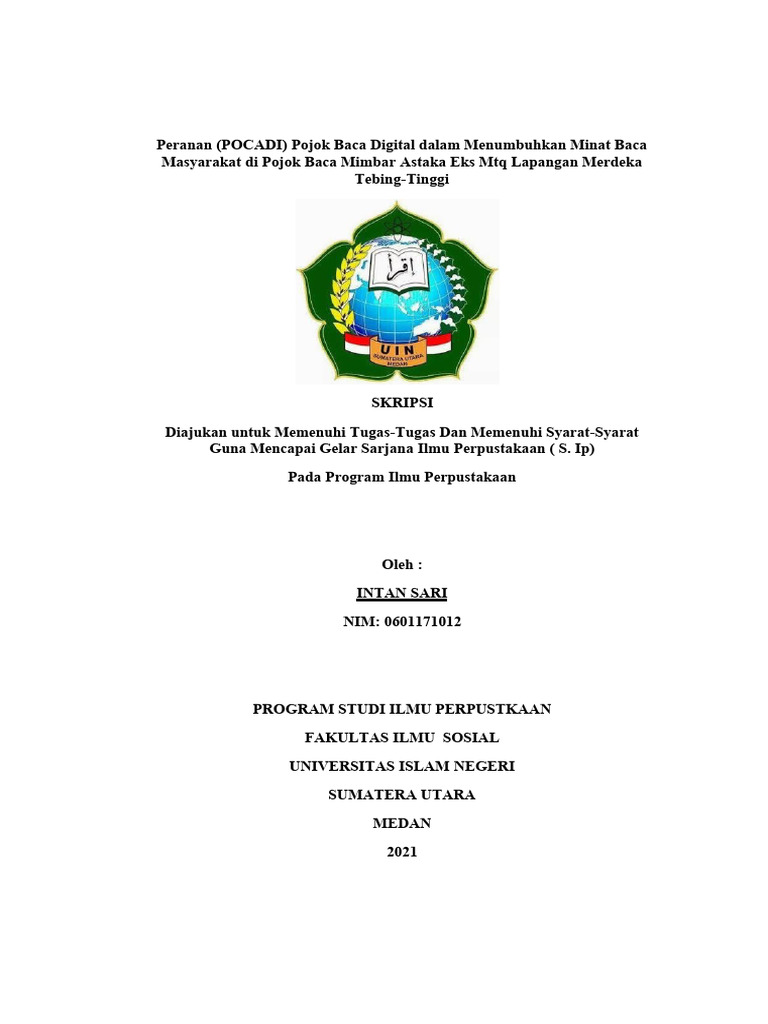 Skripsi Full (Intan Sari) 1 | PDF