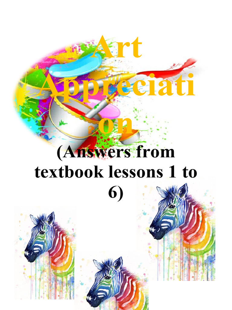 Art Appreciation | PDF | Composition (Visual Arts) | Paintings