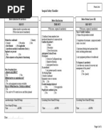 Surgical Preference Card Template | PDF