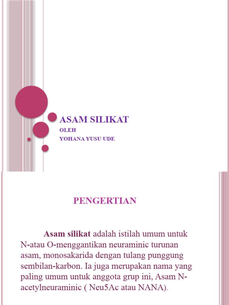 Rumus dan Kegunaan Asam Silikat | PDF