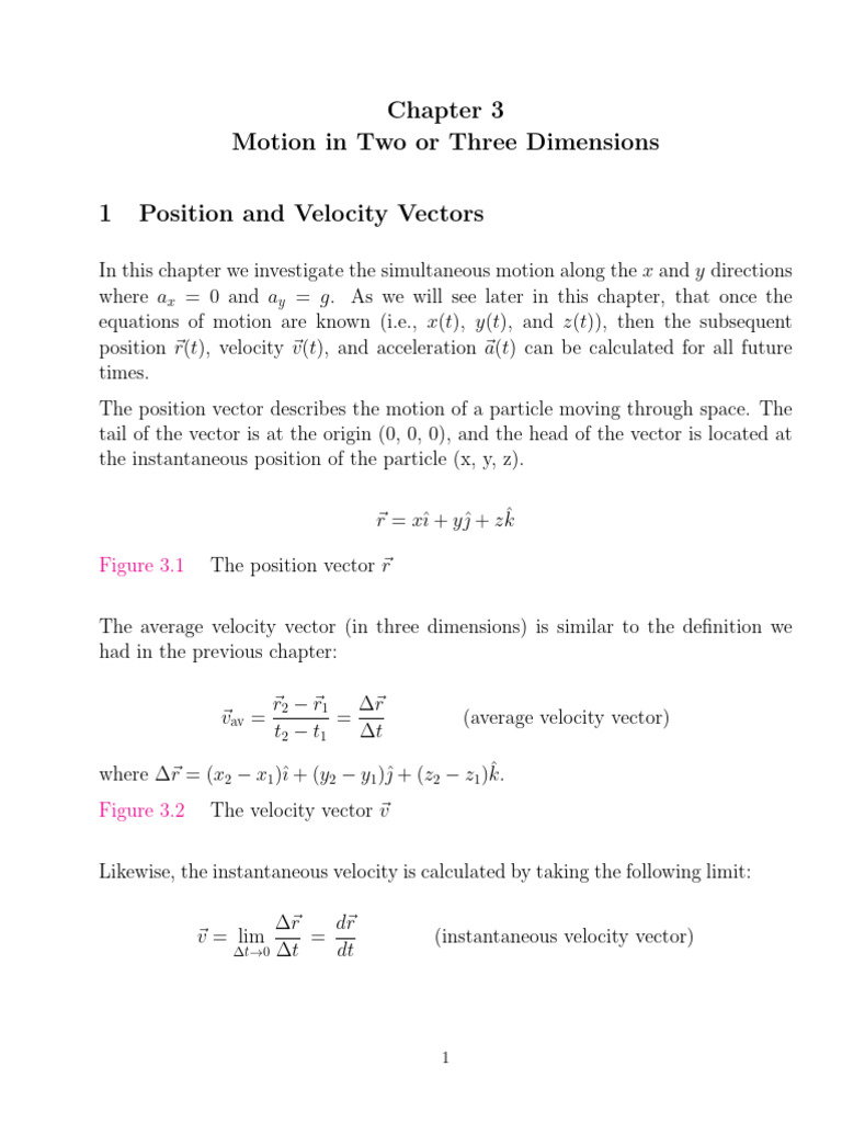 Chapte | PDF | Acceleration | Physical Quantities