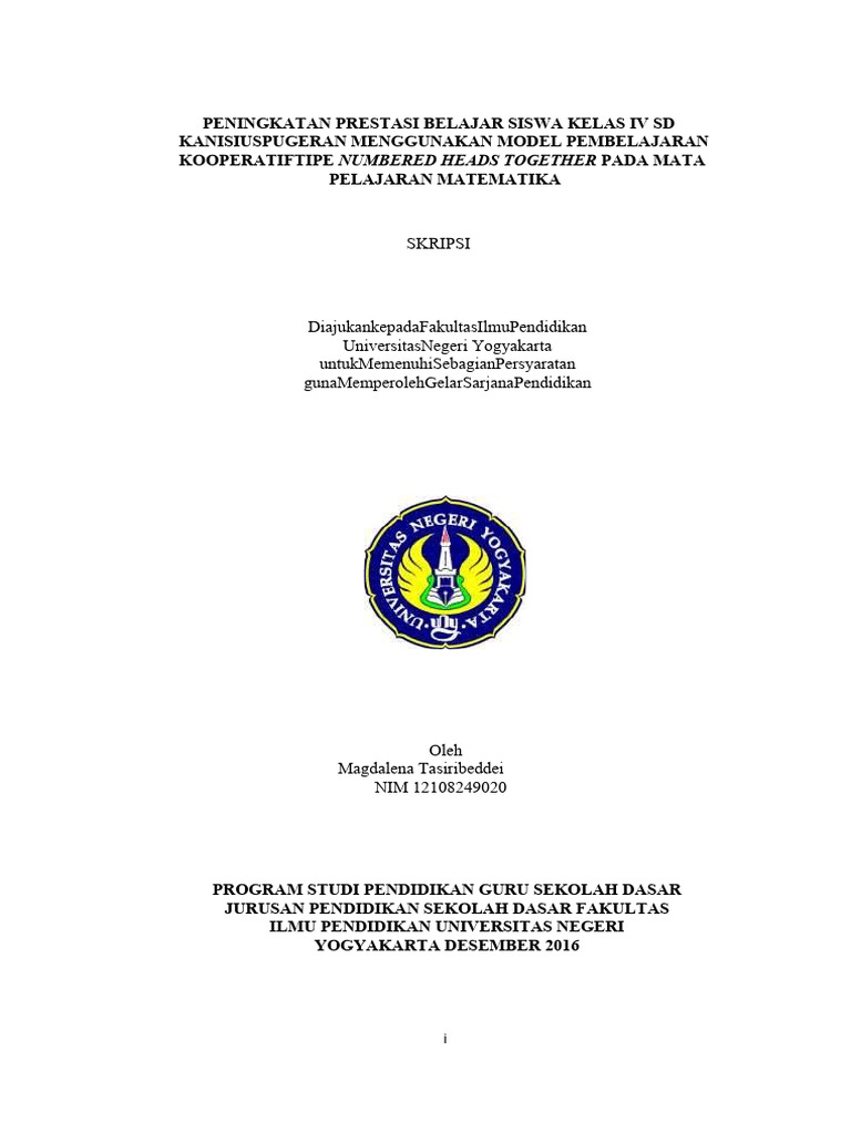 NHT Matematika Kelas 4 | PDF