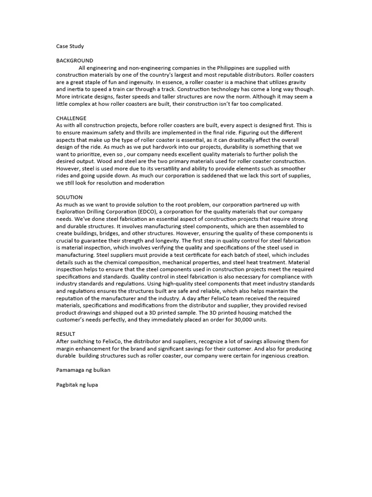 Case Stud | PDF | Specification (Technical Standard) | Steel