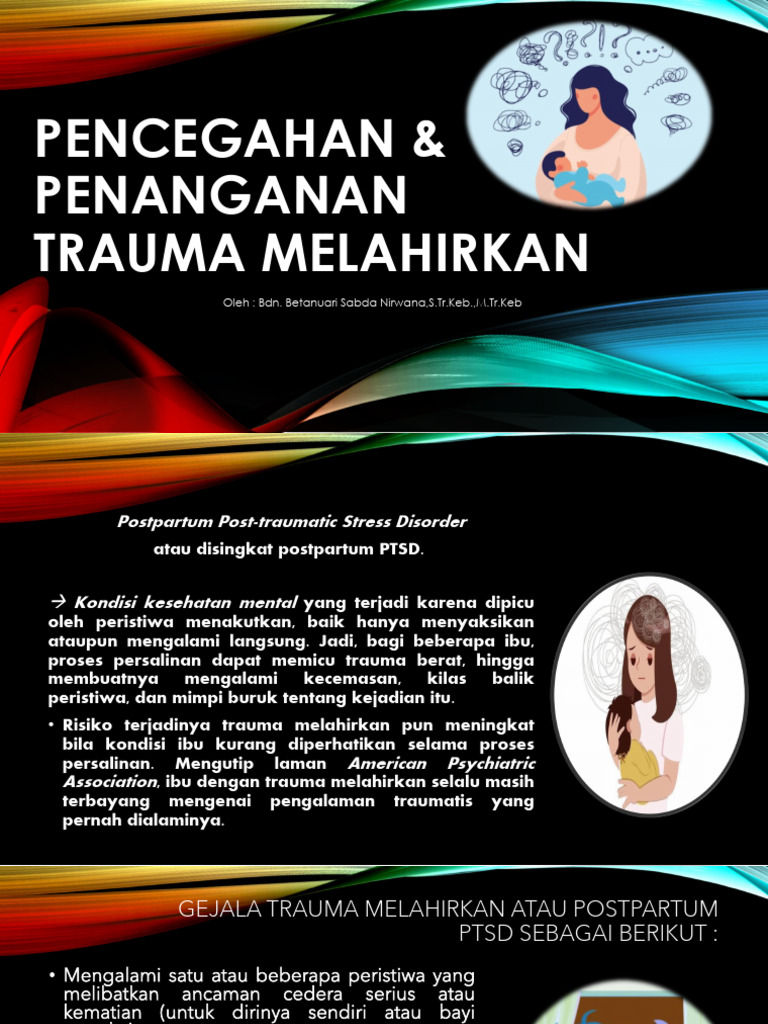 Pencegahan & Penanganan Trauma MELAHIRKAN | PDF