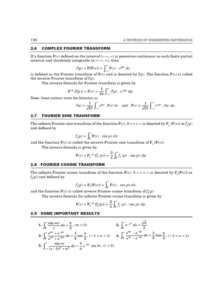 Fourier and Z-Transform | PDF | Fourier Transform | Mathematical Concepts