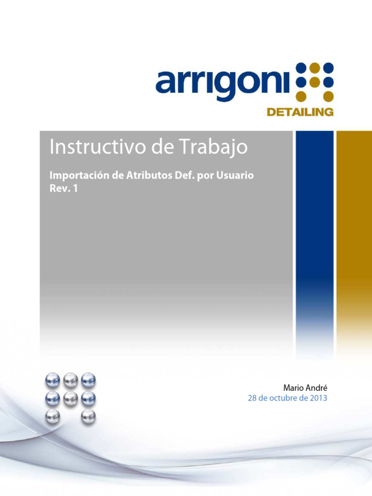 TKA-IT-01 Importación de Atributos Definidos Por Usuario | PDF | Archivo de computadora | Software