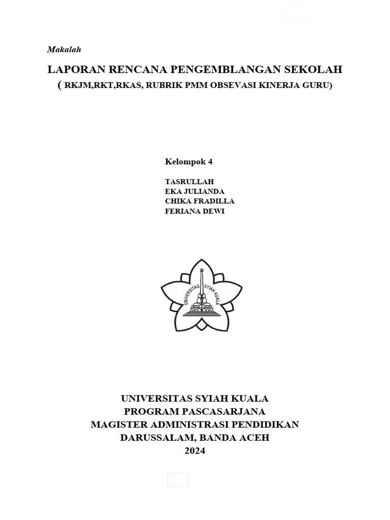 Contoh Makalah RPS | PDF