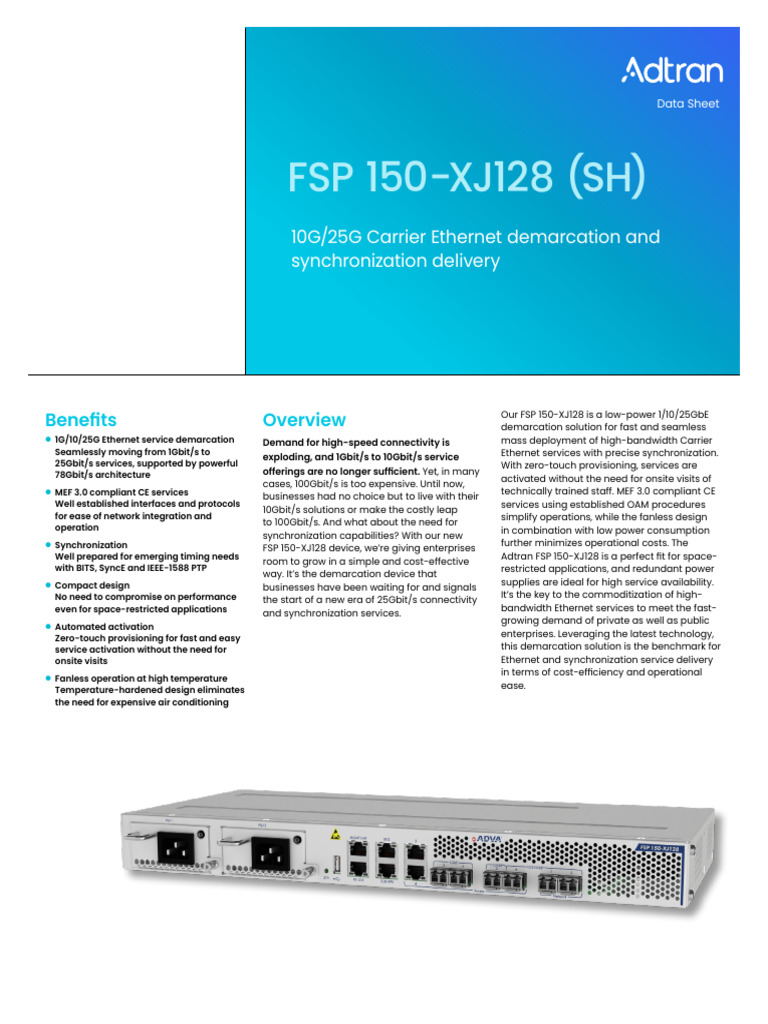 FSP 150 XJ 128 | PDF | Computer Network | Computer Standards