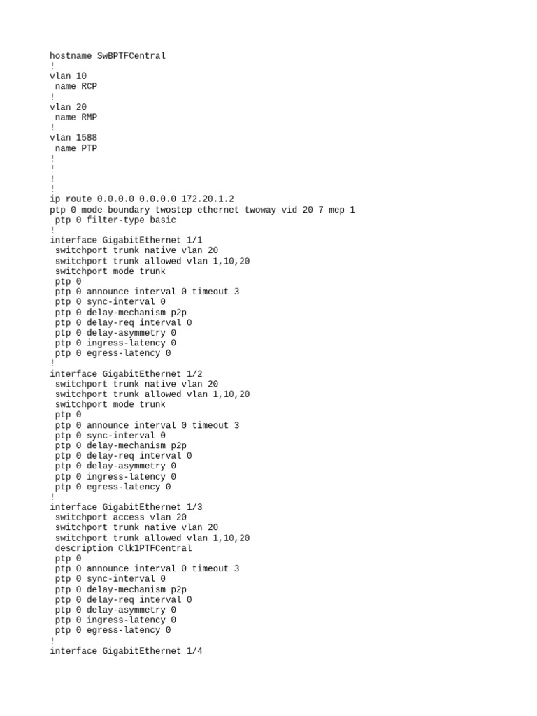 SW B Central | PDF | Telecommunications Standards | Internet Protocols