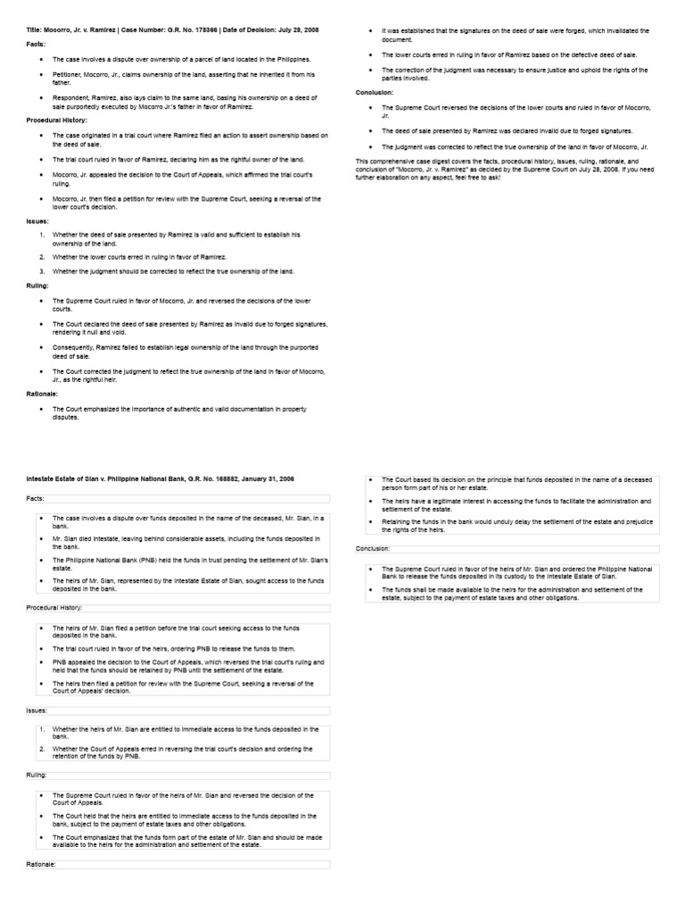 Case Digest Rule 36 | PDF | Appellate Court | Appeal