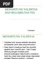 Tabel R Uji Validitas Instrumen | PDF