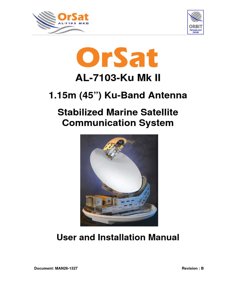 Manual Orsat Orbit | PDF | Rotation | Coaxial Cable
