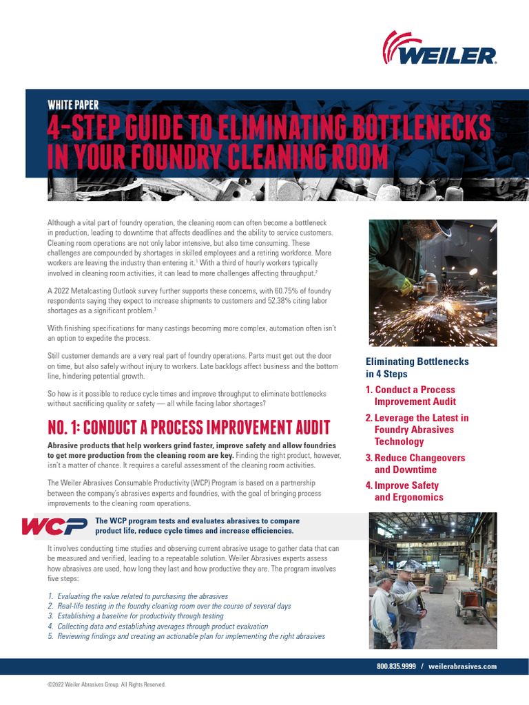 Weiler Abrasives Foundry WP | PDF | Grinding (Abrasive Cutting) | Foundry