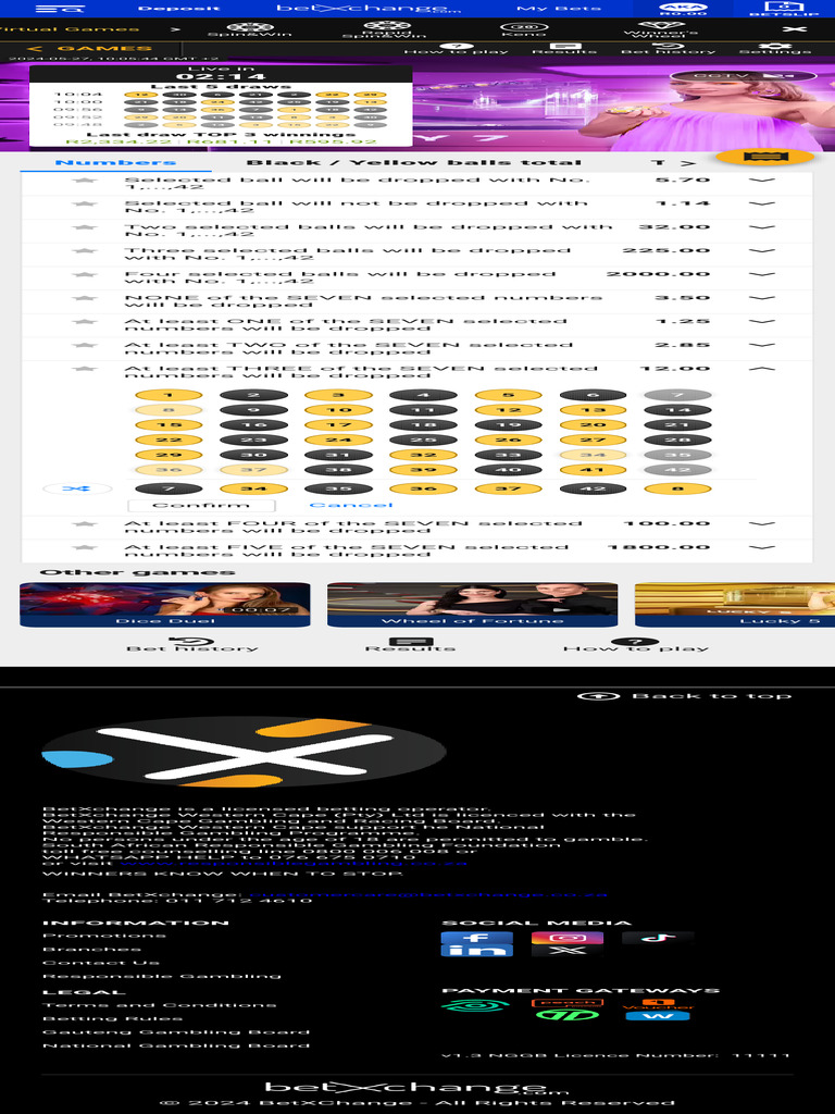BetXchange Get Up To R20 000 Reload Bonus On Your First Deposit | PDF ...