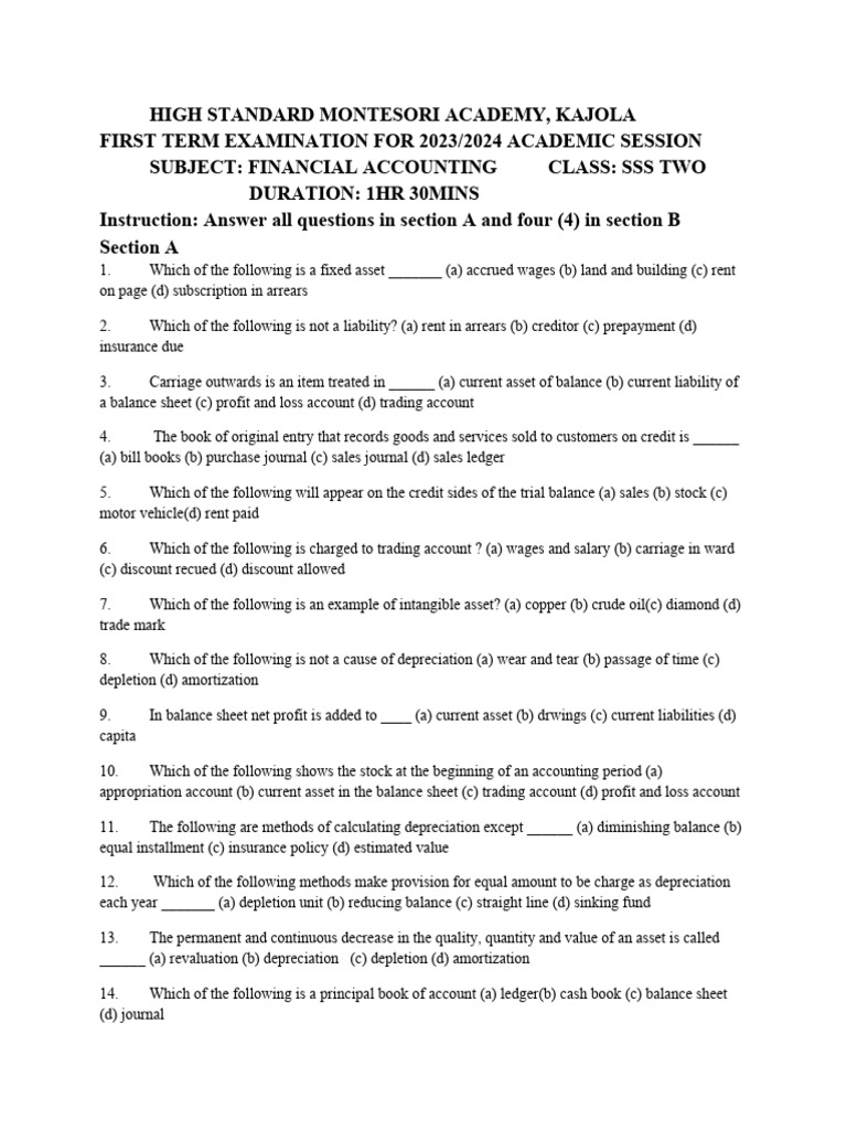 Accounting | PDF | Depreciation | Balance Sheet