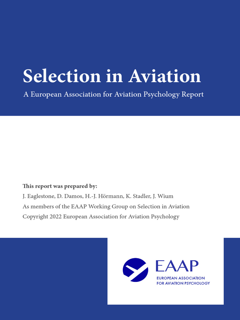 Selection in Aviation | PDF | Technology & Engineering