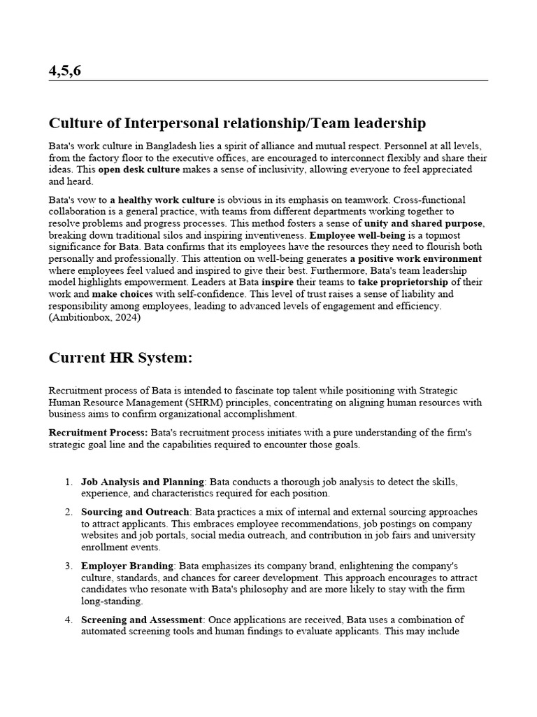 Final Report 4,5,6 | PDF | Recruitment | Leadership