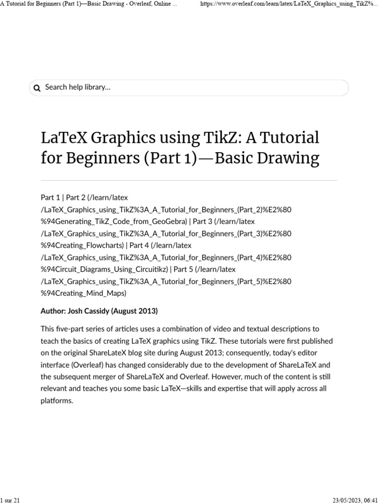 Graphisme in Latex | PDF | Text