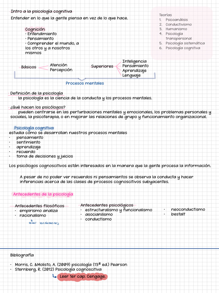 Procesos Cognitivos Pdf Sicología Cognición