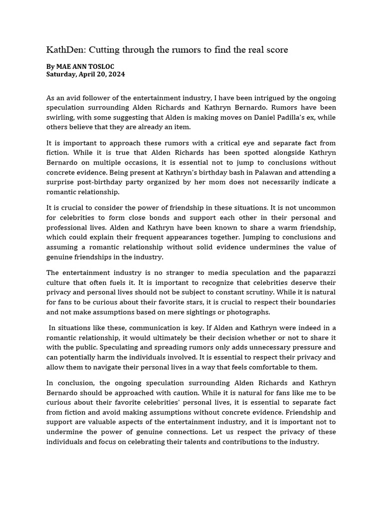 Column Writing | PDF | Social Psychology